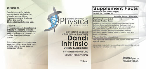 Dandi Intrinsic - Physica Energetics - Energie PLP - Supplements & Natural Products – Unytii ...